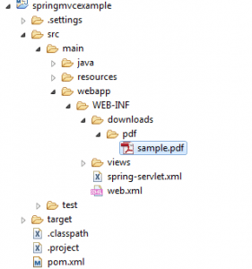 Spring MVC Download File Controller Example