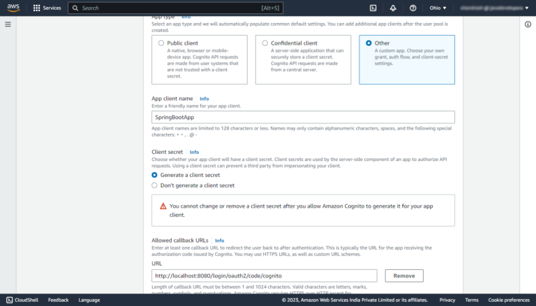 Spring Boot Role-Based Authentication with AWS Cognito
