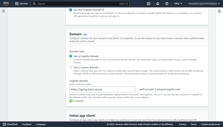 Spring Boot Role-Based Authentication with AWS Cognito