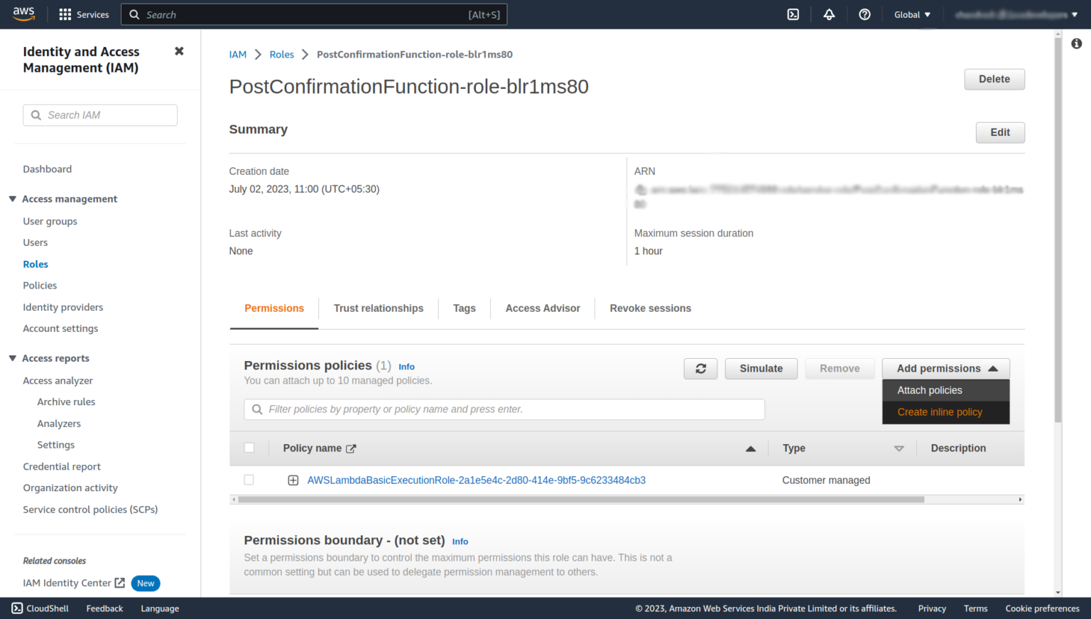 Spring Boot Role-Based Authentication with AWS Cognito