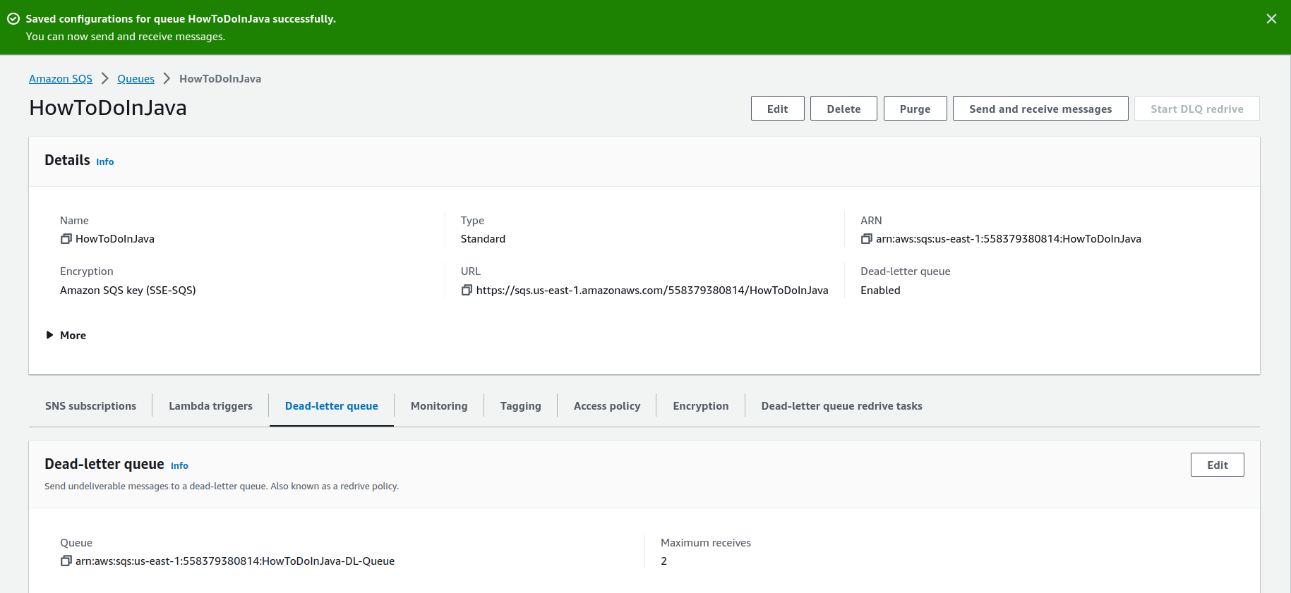 AWS SQS with Spring Cloud AWS and Spring Boot 3