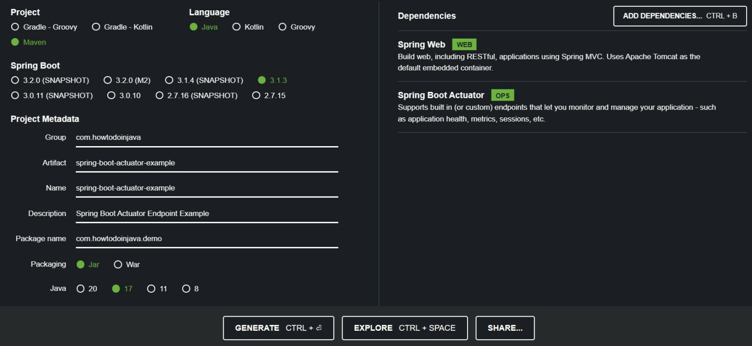 Spring Boot Actuator Example [Updated for Spring Boot 3]