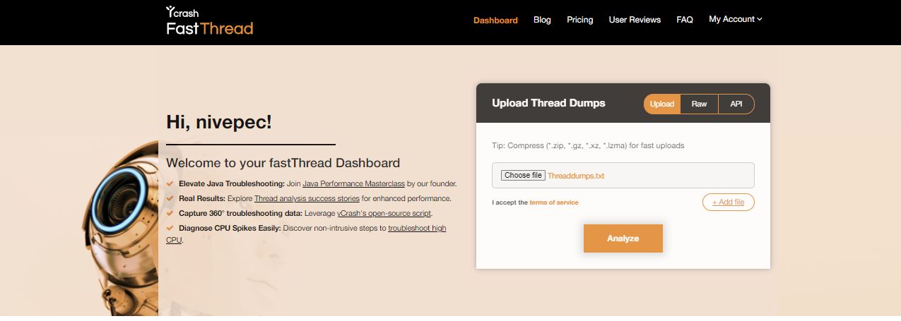 Capture and Analyze a Thread Dump in Java