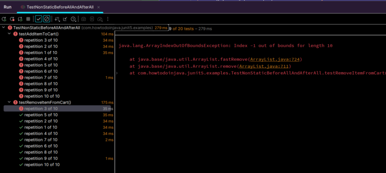 JUnit 5: Non-Static @BeforeAll and @AfterAll Methods