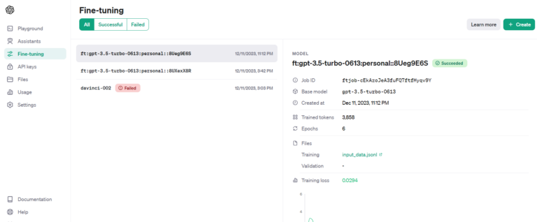 Fine-Tune an OpenAI ChatGPT Model: Step-by-Step Example